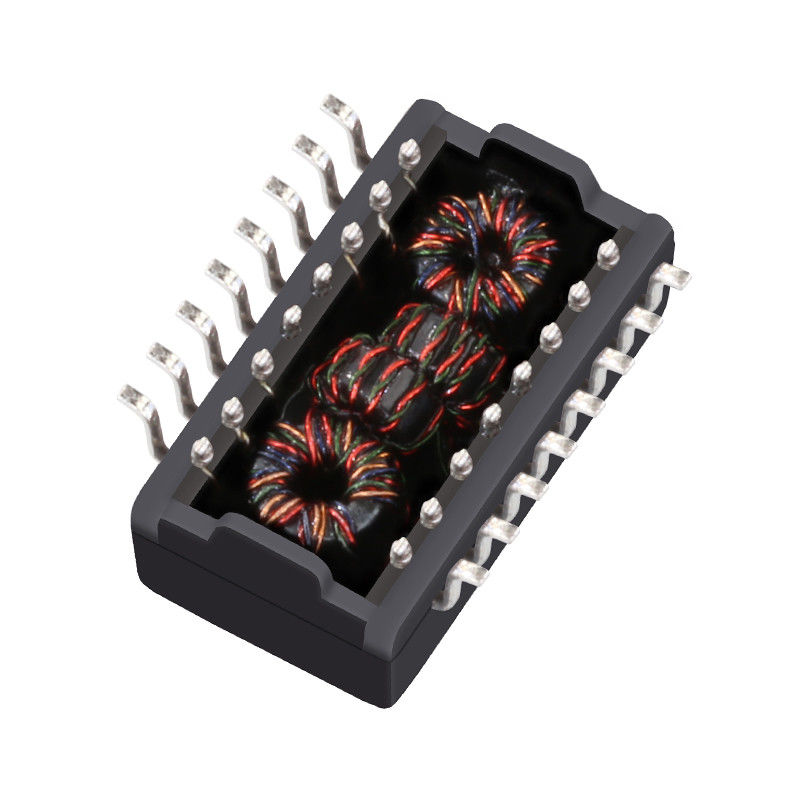 PT61017PEL 10/100 BASE-T 16 Pin Single Port Ethernet SMD Lan ...